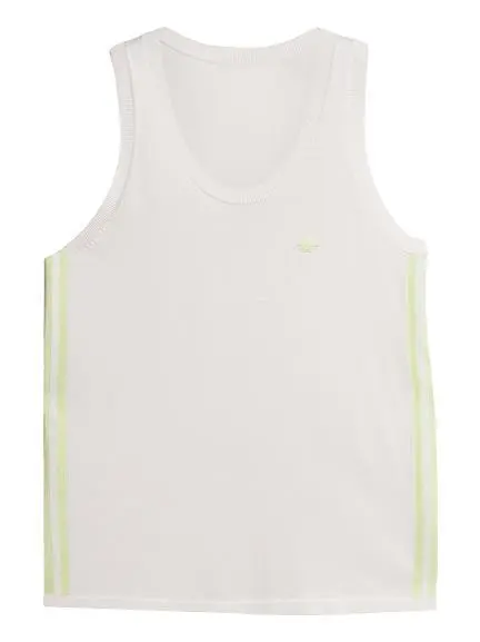 Adidas X Wales Bonner Knit Vest - Chalk White/semi Frozen Yellow