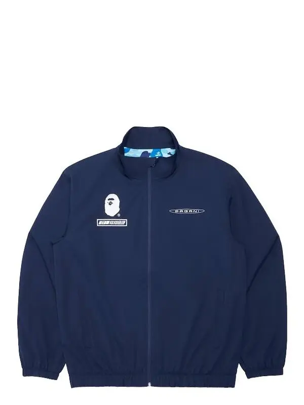 BAPE X Pagani Zip-up Jacket - Navy Blue Abc Camo