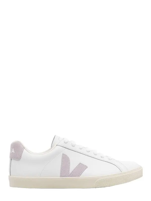 VEJA Esplar Leatherin Sneakers - White/parme