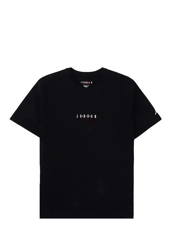 JORDAN Air Short Sleeve T-shirt - Black/white