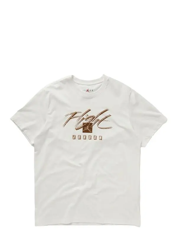 JORDAN Flight Essentials T-shirt - Cream/brown