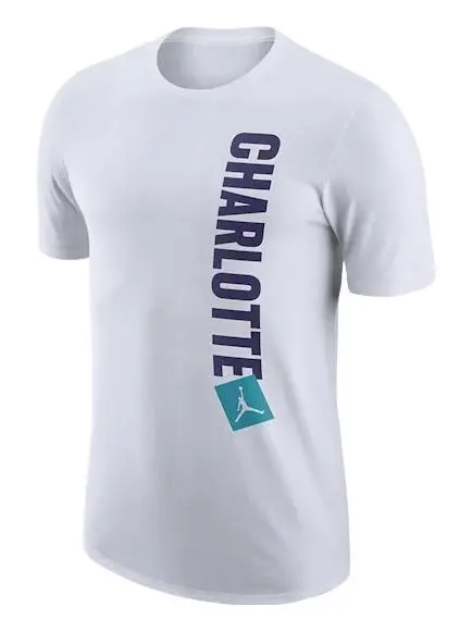 JORDAN Nba Charlotte Hornets Essential Statement Edition T-shirt - White