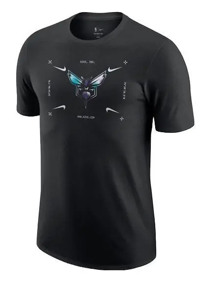 JORDAN Nba Charlotte Hornets T-shirt - Black