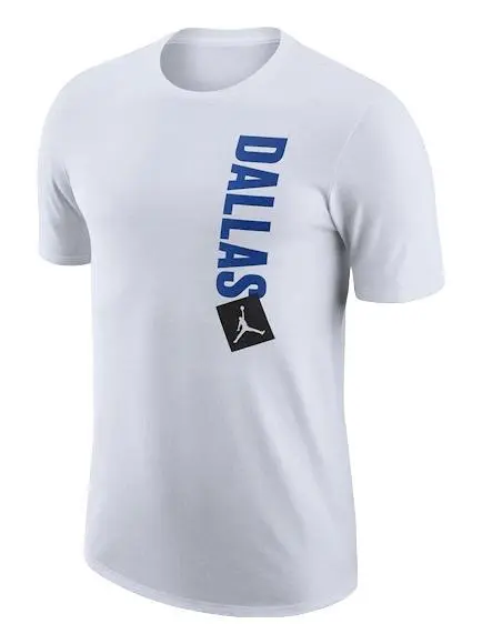 JORDAN Nba Dallas Mavericks Essentials Statement T-shirt - White