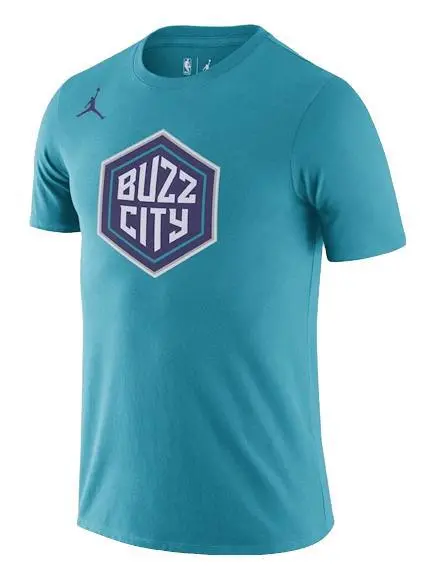 JORDAN Nba Charlotte Hornets Logo Drifit T-shirt - Teal