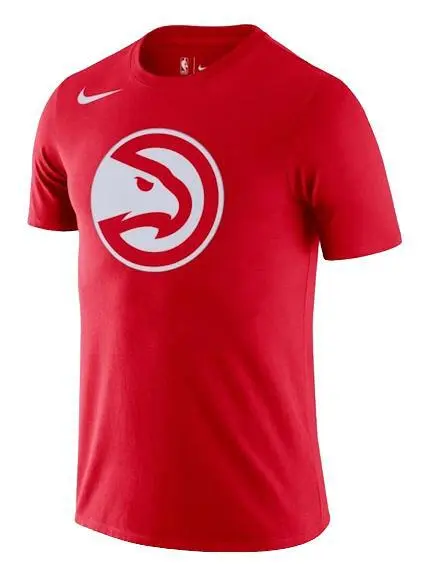 Nike Nba Atlanta Hawks Logo T-shirt - Red/white