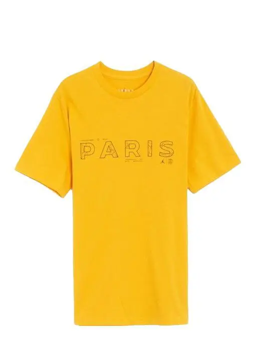 JORDAN Paris Saintgermain T-shirt - Orange/black
