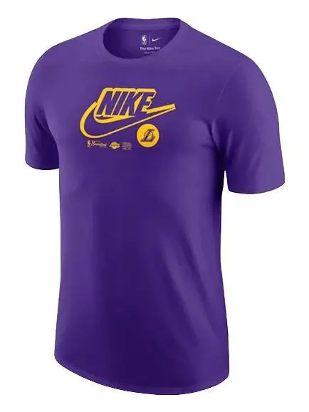 Nike Nba Los Angeles Lakers Essentials Logo Drifit T-shirt - Purple
