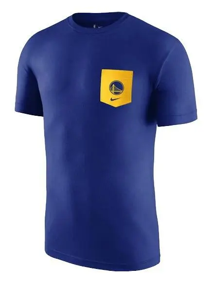 Nike Nba Golden State Warriors Pocket T-shirt - Blue