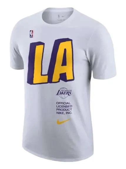 Nike Nba Los Angeles Lakers T-shirt - White