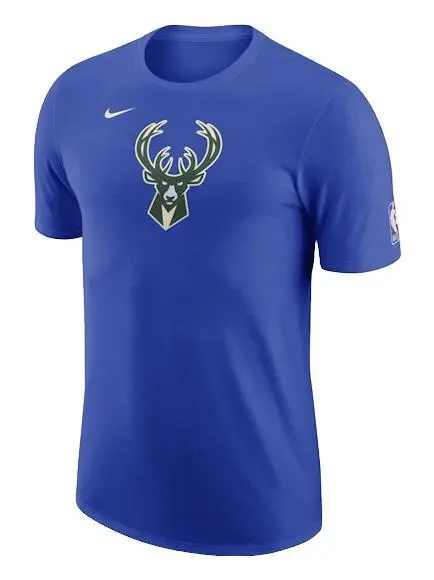 Nike Nba Milwaukee Bucks City Edition T-shirt - Blue