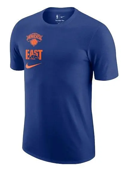 Nike Nba New York Knicks T-shirt - Blue/orange