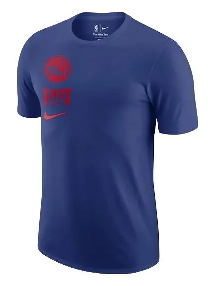 Nike Nba Philadelphia 76ers T-shirt - Blue/red