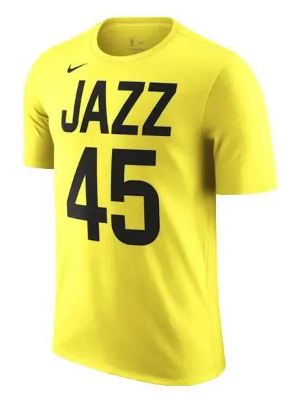 Nike Nba Utah Jazz Donovan Mitchell T-shirt - Yellow/black