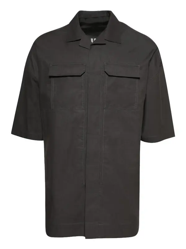 Rick Owens Tommy Shirt - Dark Dust