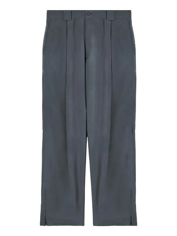 Giorgio Armani Single-pleat Viscose Trousers - Green