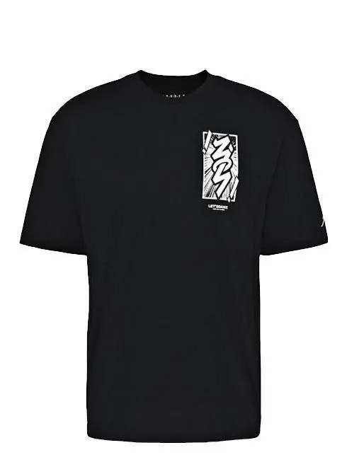 JORDAN Zion Drifit Short Sleeve T-shirt - Black