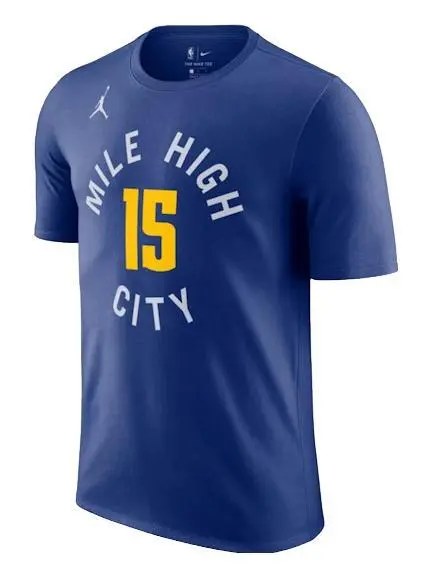 JORDAN Nba Denver Nuggets Nikola Jokic T-shirt - Blue