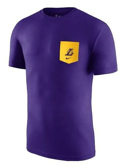 Nike Nba Los Angeles Lakers Pocket Logo T-shirt - Purple