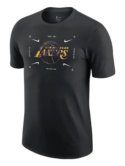 Nike Nba Los Angeles Lakers T-shirt - Black