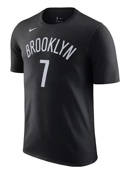 Nike Nba Brooklyn Nets Kevin Durant T-shirt - Black/white