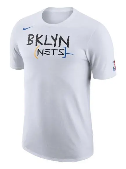 Nike Nba Brooklyn Nets City Edition Logo T-shirt - White