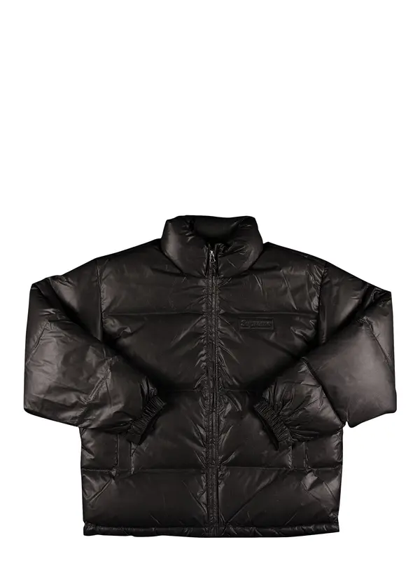 Supreme Reflective Speckled Down Jacket - Black