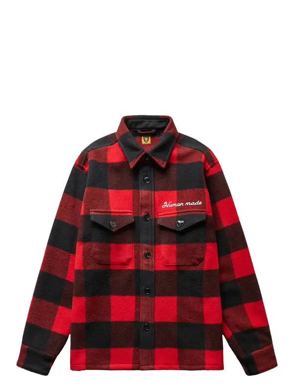 HUMAN MADE Wool Overshirt - Red