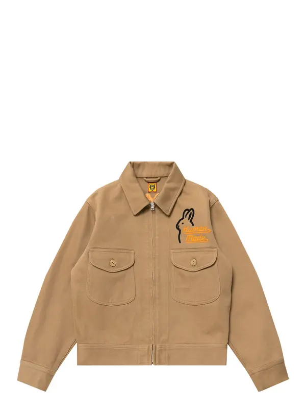 HUMAN MADE Zip Work Jacket - Tan