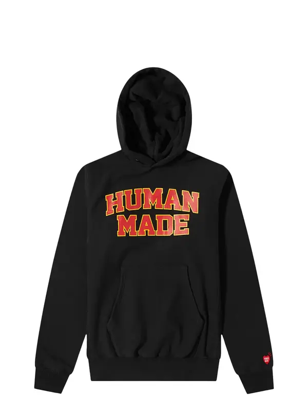 HUMAN MADE Printed Hoodie - Black