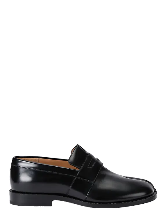 MAISON MARGIELA Tabi Leather Derby Shoes - Black
