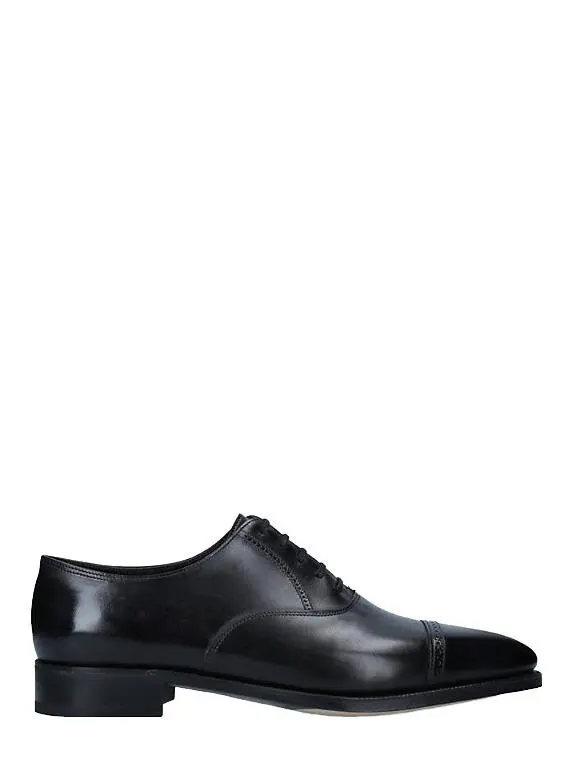 John Lobb City Ii Leather Oxford Shoes - Black