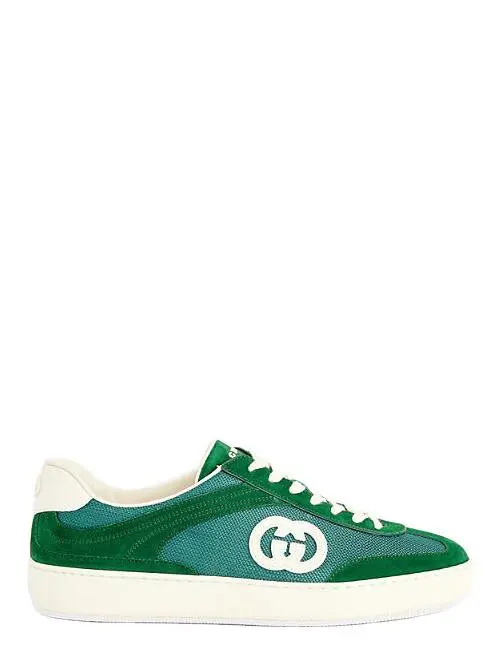 Gucci G74 Suede Low-top Sneakers - Green White