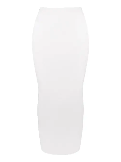 House Of Cb Cotton-twill Maxi Skirt - White
