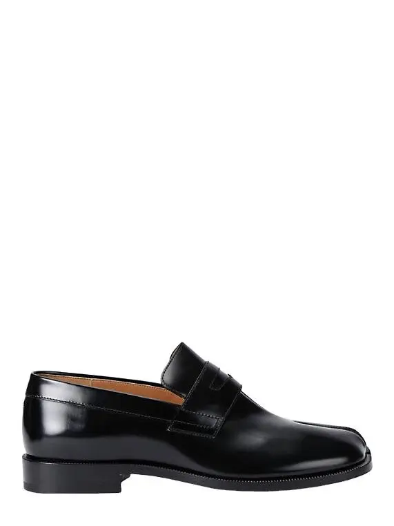 MAISON MARGIELA Tabi Leather Loafers - Black