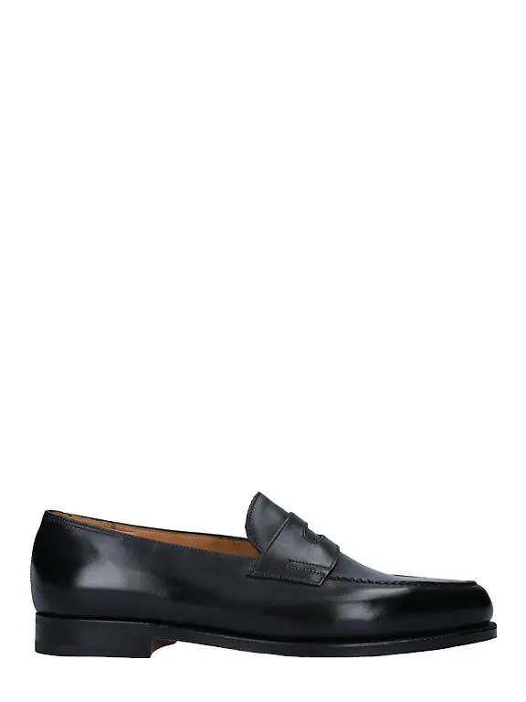 John Lobb Lopez Leather Loafers - Black