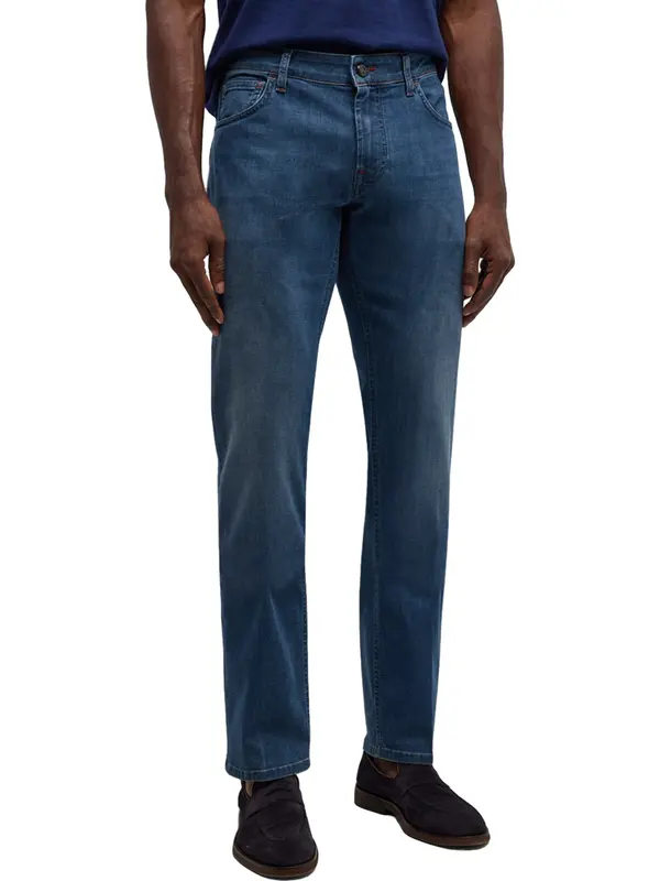 Stefano Ricci Straight-leg Jeans - Blue Classic Wash