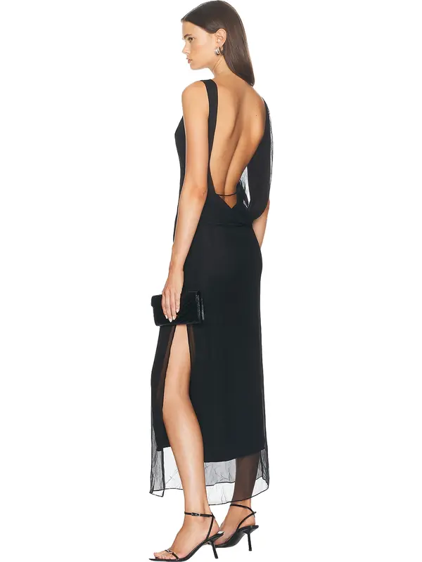 Lpa Deva Maxi Dress - Black