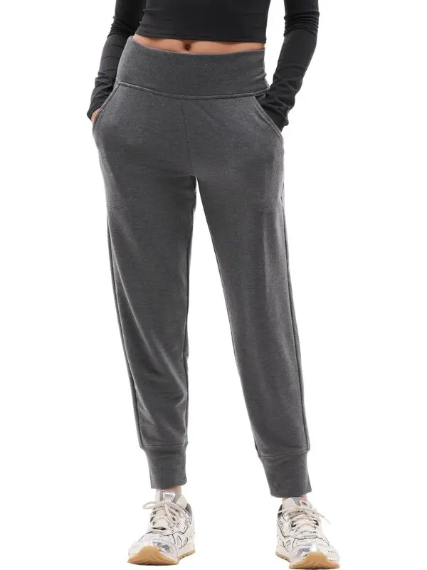 Athleta Coaster Luxe High Rise Jogger - Charcoal Grey Heather