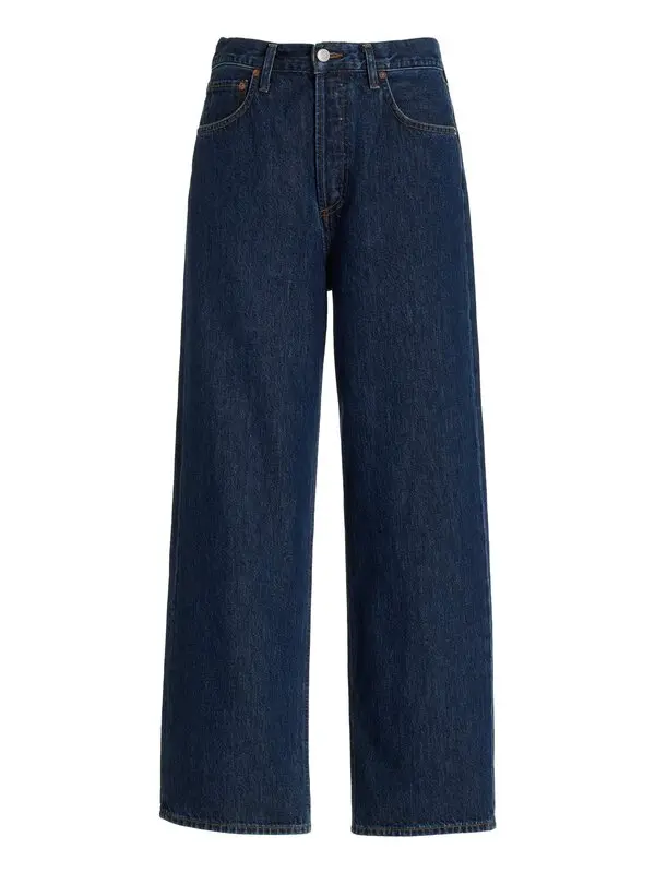 AGOLDE Ren Rigid High-rise Wide-leg Jeans - Blue