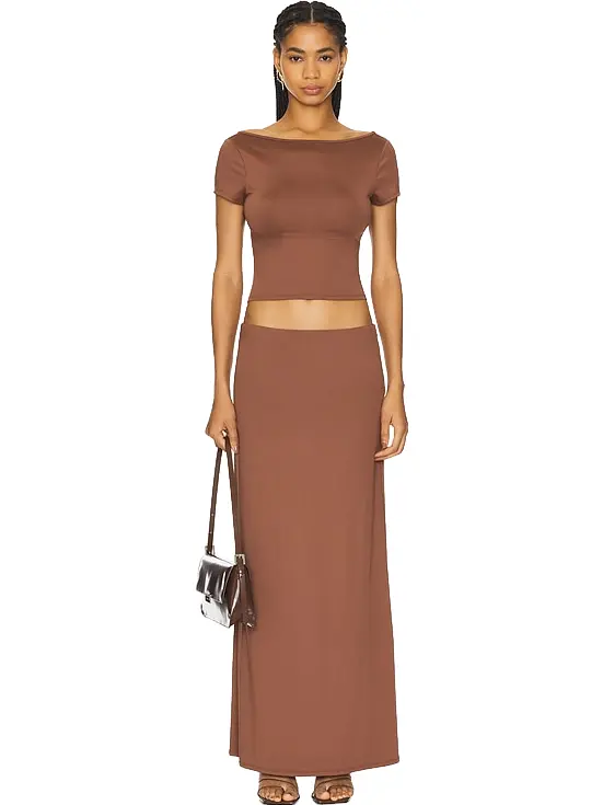 Superdown Oaklyn Maxi Set - Brown