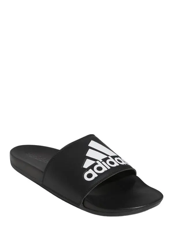 Adidas Adilette Comfort Slides - Core Black / Cloud White / Core Black