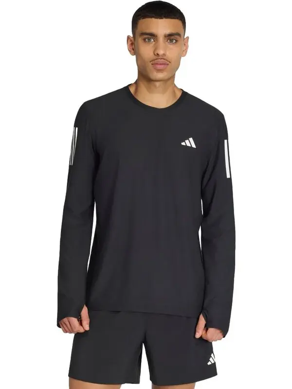 Adidas Own The Run Long Sleeve Tee - Black