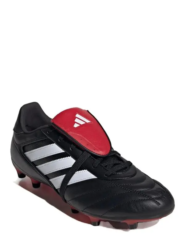 Adidas Firm Ground Boots - Core Black / Cloud White / Better Scarlet