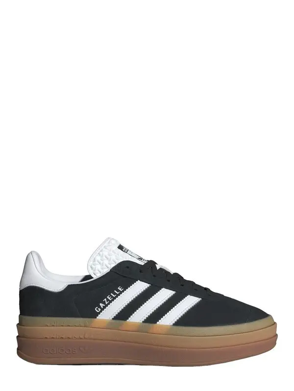 Adidas Gazelle Bold Sneakers - Core Black / Cloud White / Cloud White