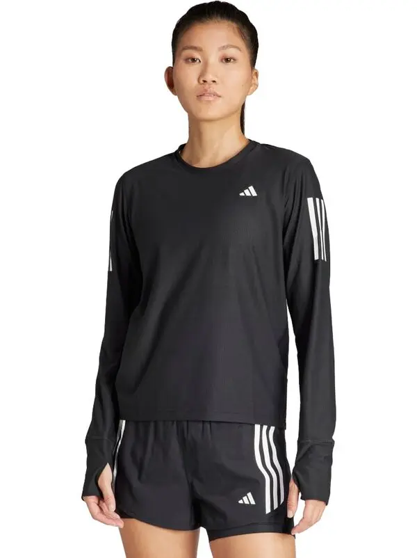 Adidas Own The Run Long Sleeve Tee - Black