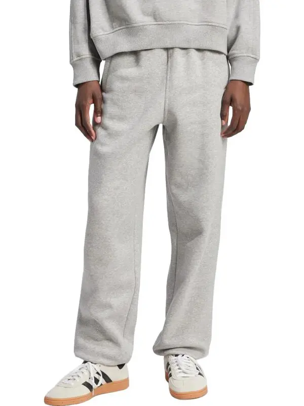 Adidas Essentials Fleece Loose Joggers - Medium Grey Heather