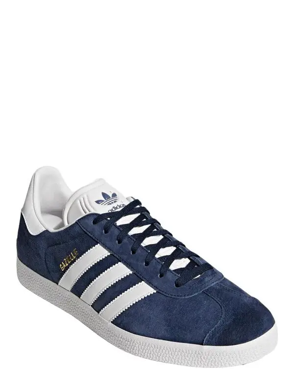 Adidas Gazelle Low-profile Sneakers - Collegiate Navy / White / Gold Metallic