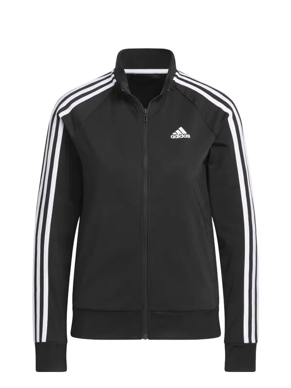 Adidas Primegreen Essentials Warm-up Slim 3-stripes Track Jacket - Black