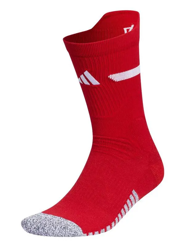 Adidas Adizero 2 Ftbl Cushioned Crew Socks - Burgundy